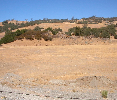 Creeping Segment of the San Andreas Fault - Linear Rock Wall in ...